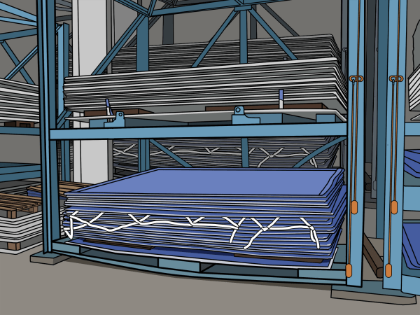 4. Store ULD in a damage free manner and environment