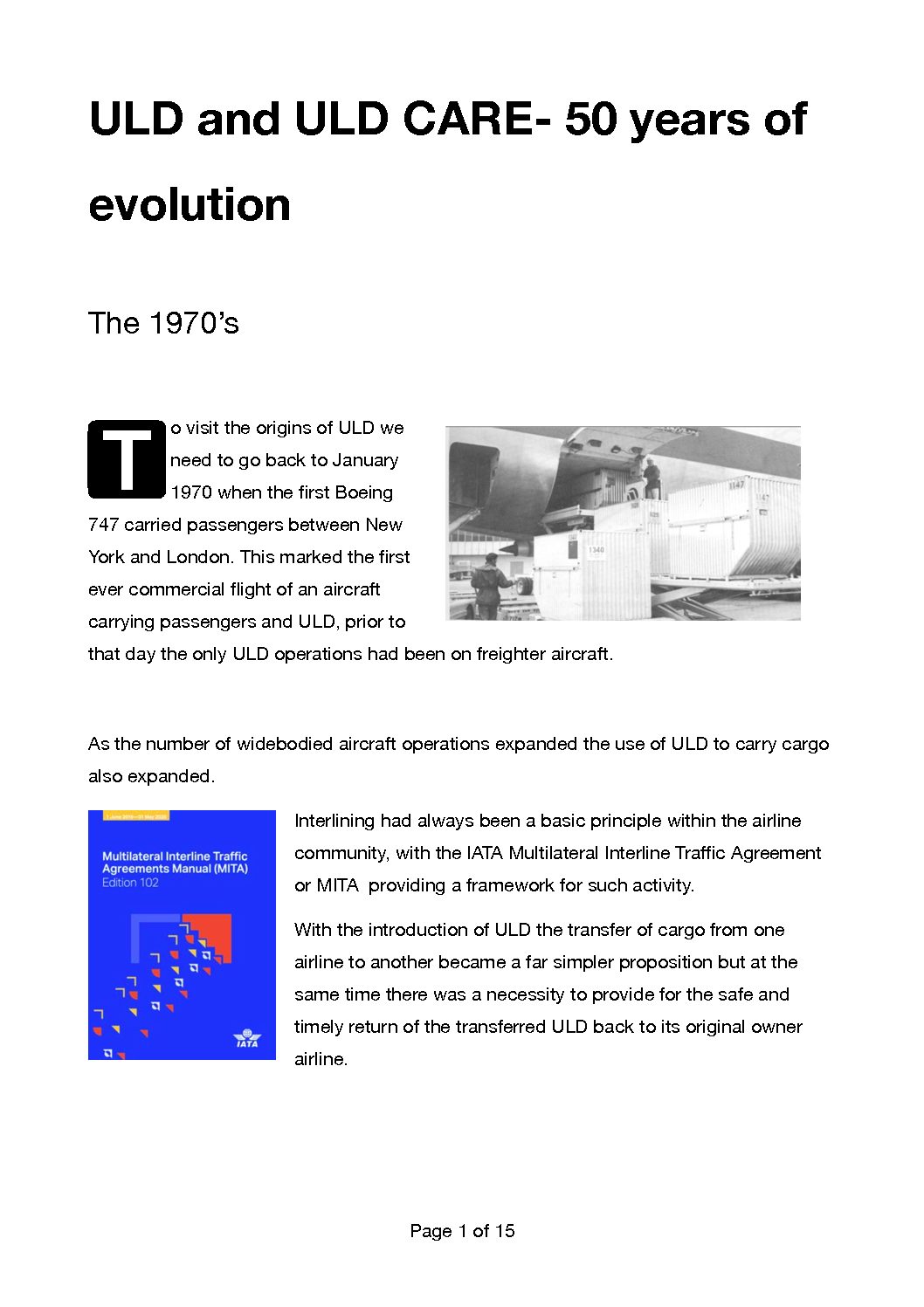 History of ULD and ULD CARE-lr